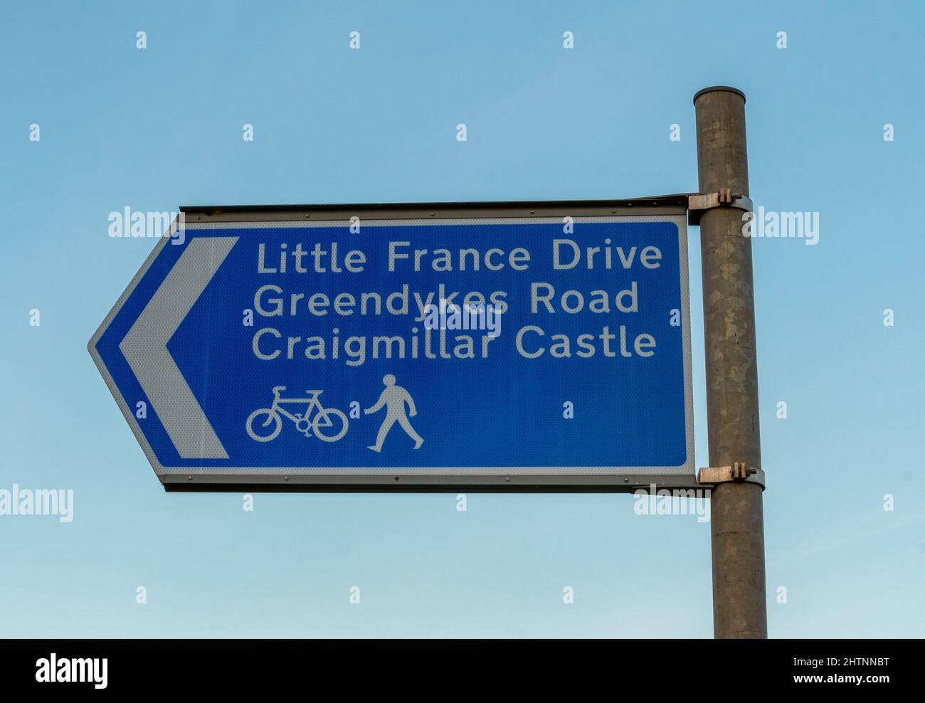 Information sign letting you know in advance on what to go, Edinburgh ...