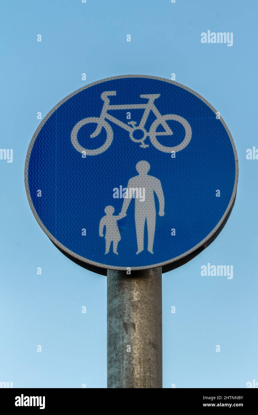 Information sign letting you know in advance on what to do Stock Photo ...