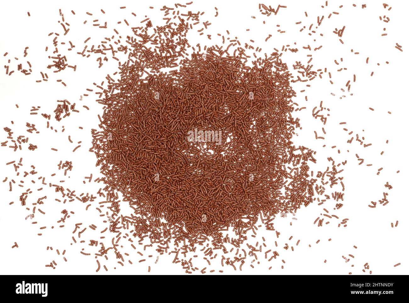 Typical dutch chocolate sprinkles (hagelslag), used on bread, cake or ...