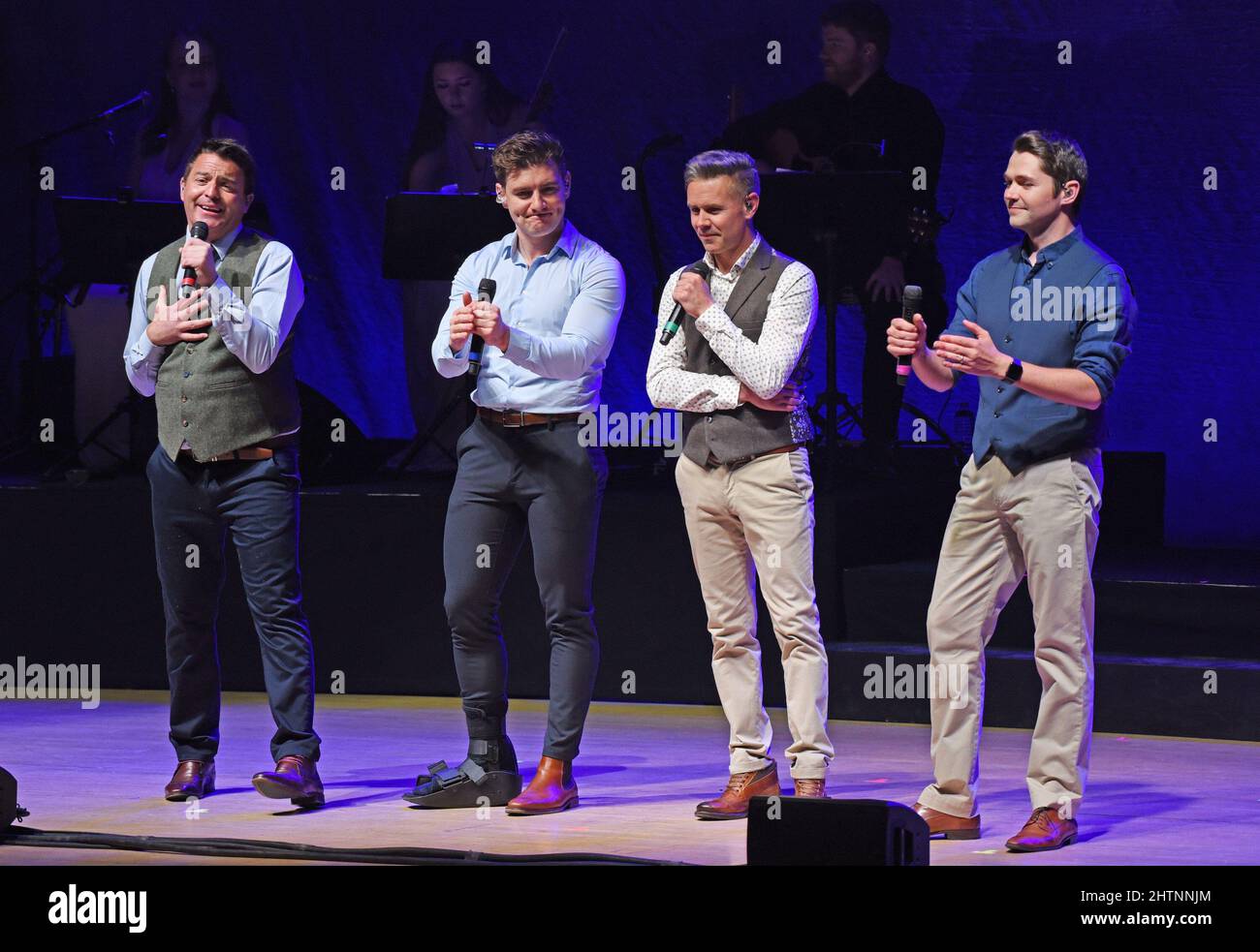 Atlanta, GA, USA. 1st Mar, 2022. Ryan Kelly, Emmet Cahill, Neil Byrne ...