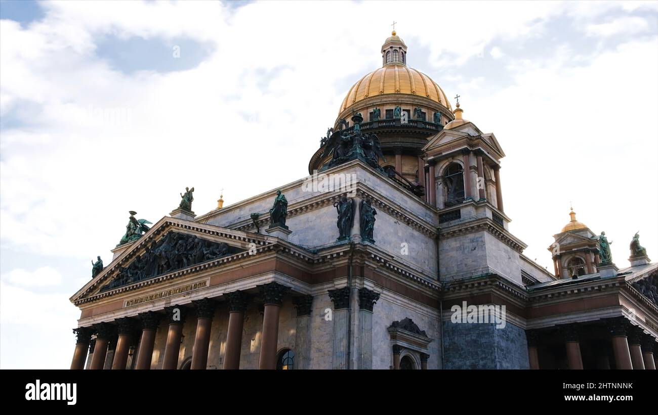 Beautiful architectural temple with dome and columns in European style ...