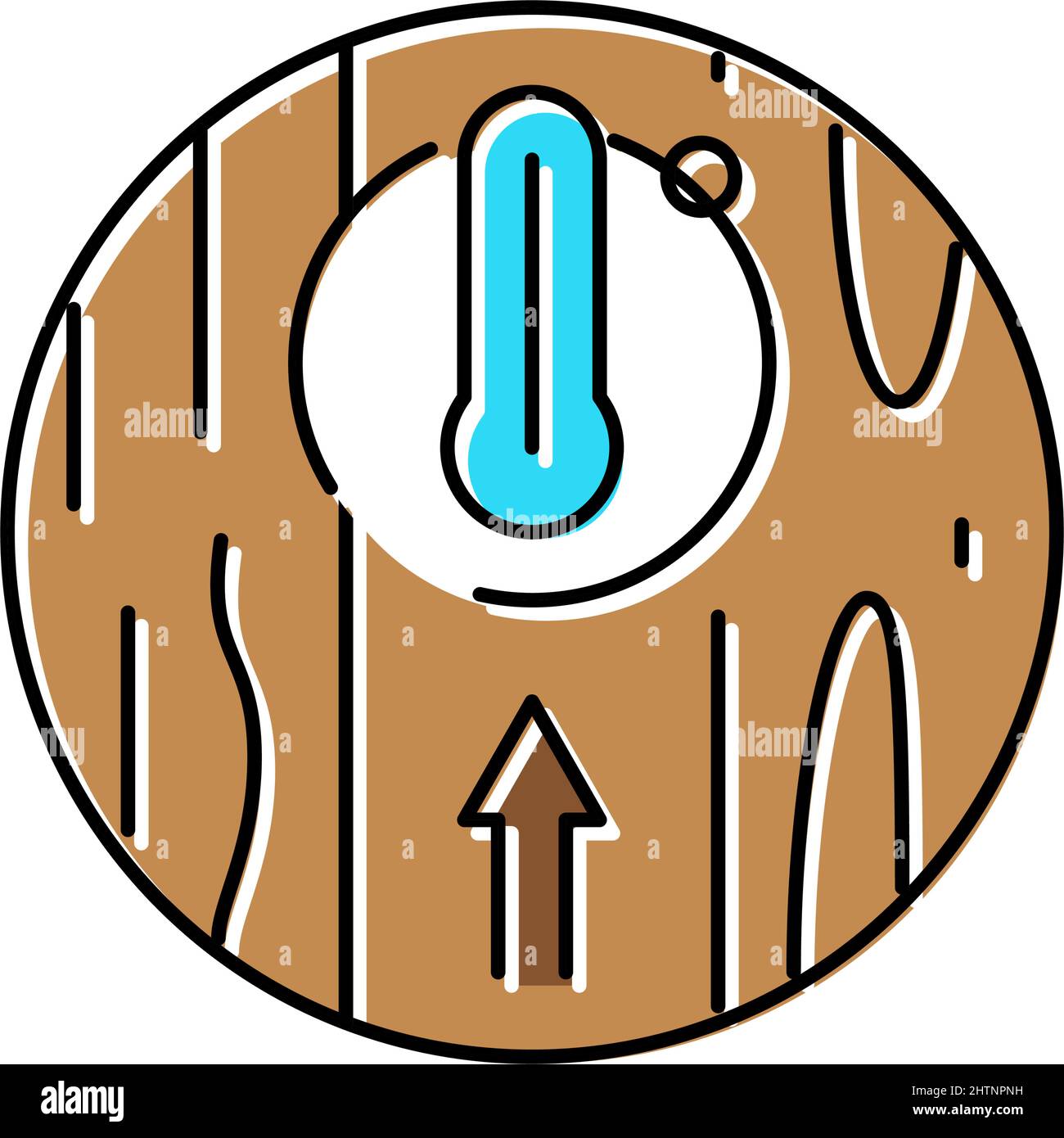 thermal insulation floor color icon vector illustration Stock Vector ...