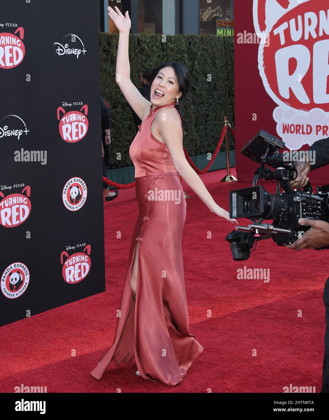 Los Angeles, USA. 01st Mar, 2022. Nicki Sun arrives at Disney's TURNING ...