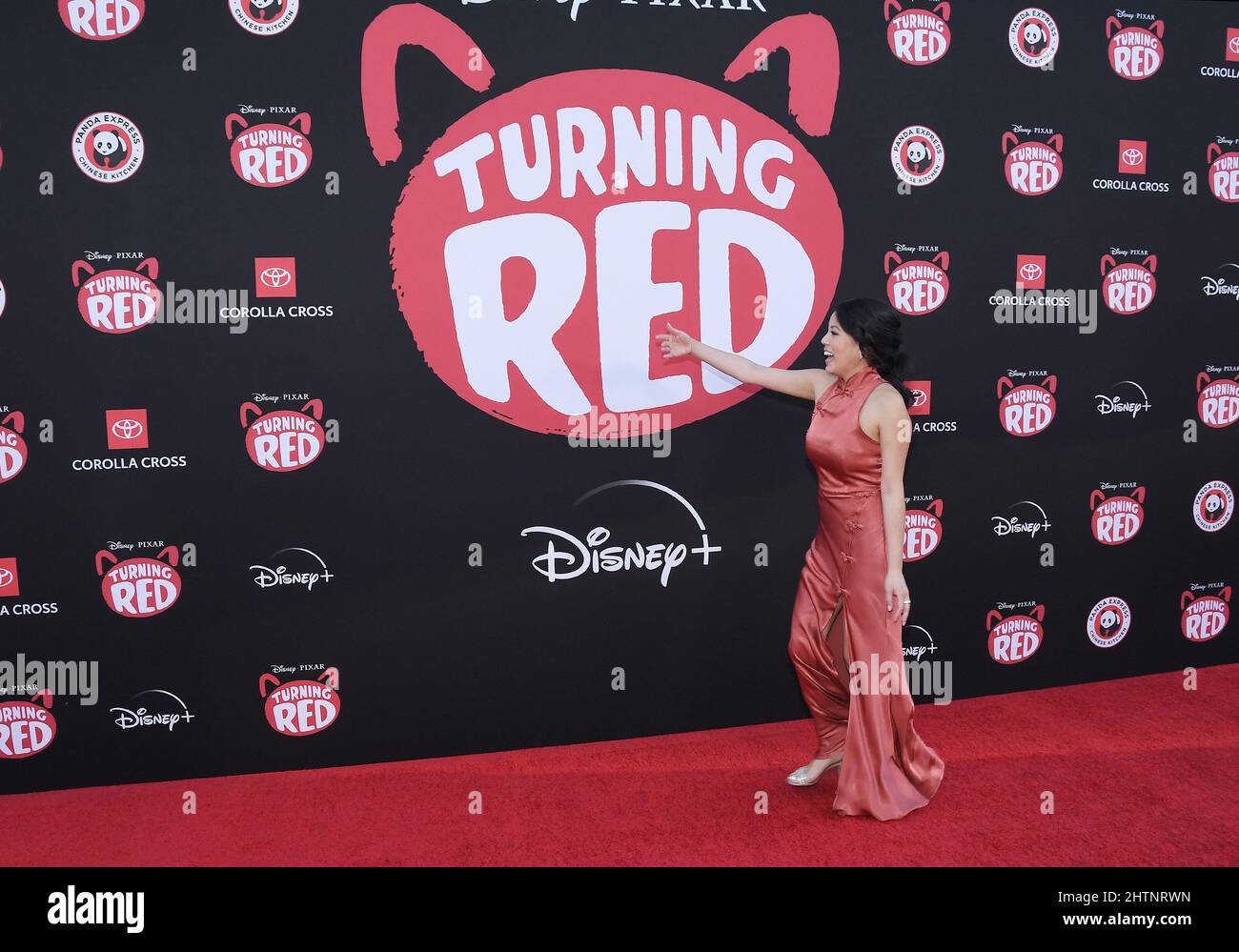 Nicki Sun arrives at Disney's TURNING RED Los Angeles Premiere held at ...