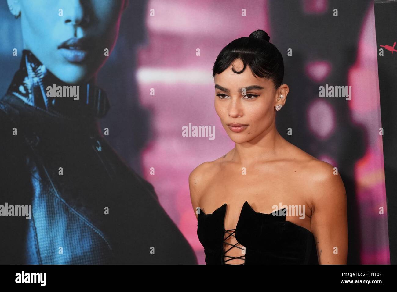 New York, United States. 01st Mar, 2022. Zoë Kravitz attends the world ...