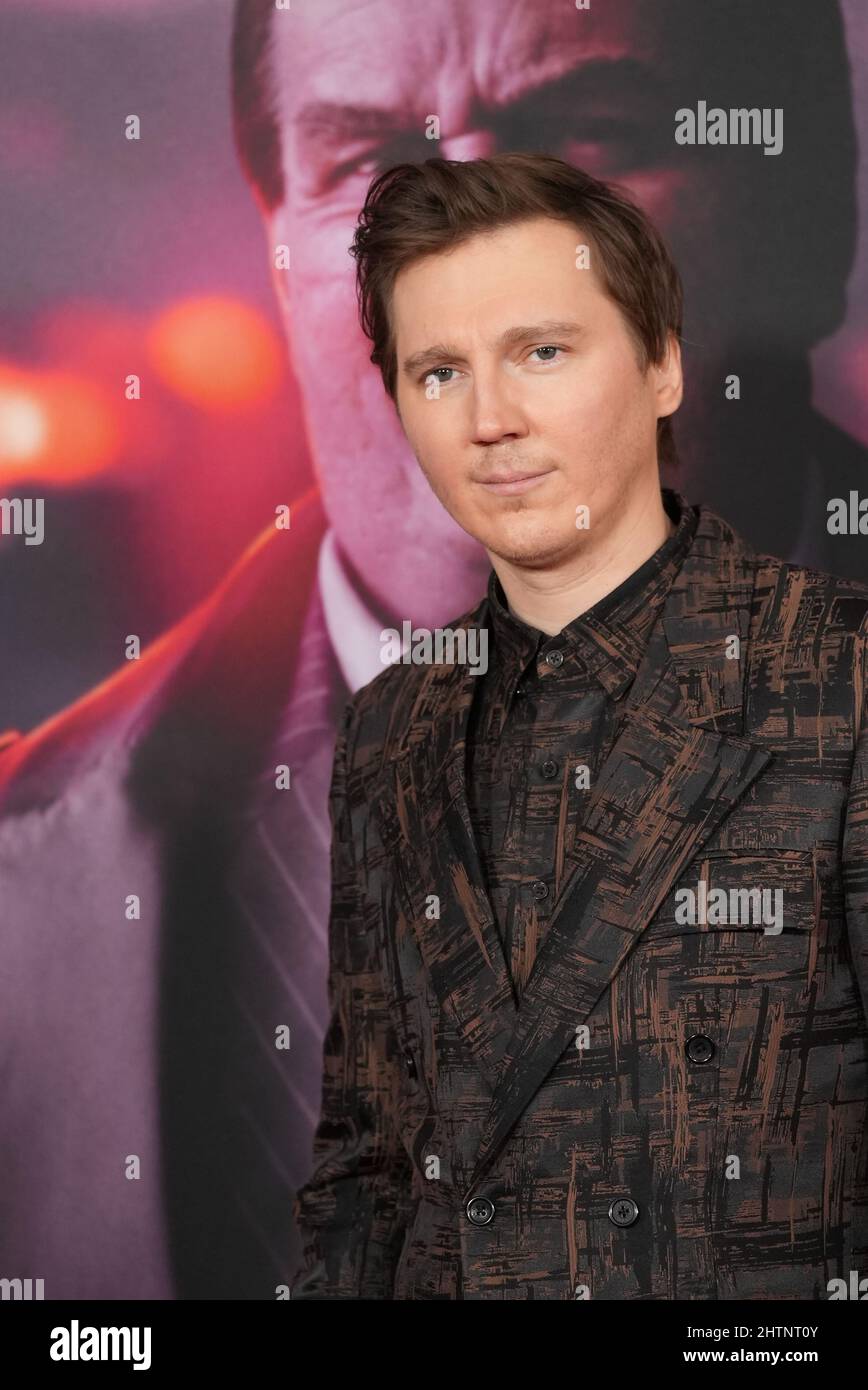 New York, United States. 01st Mar, 2022. Paul Dano attends the world ...