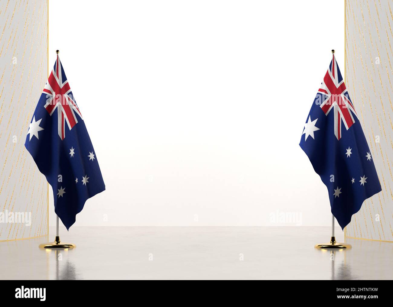 Border made with Australia national flag. Template elements for your ...