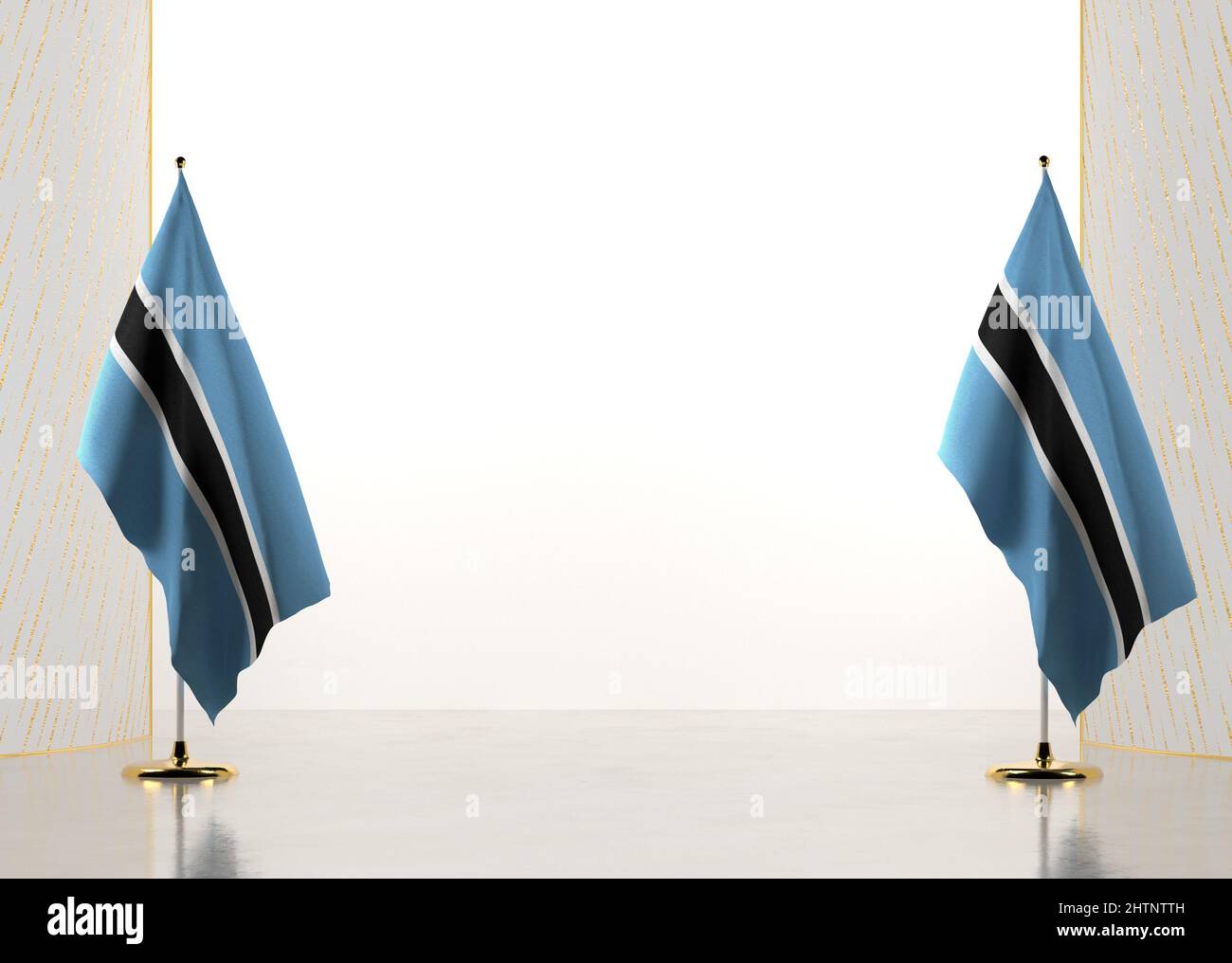 Border made with Botswana national flag. Template elements for your ...