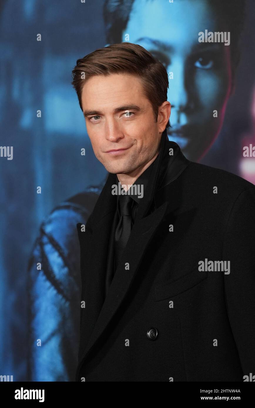 Robert Pattinson attends the world premiere of "The Batman" at Lincoln ...