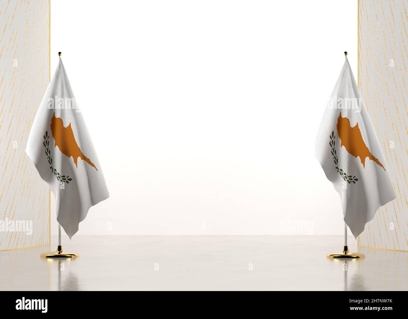 Border made with Cyprus national flag. Template elements for your ...