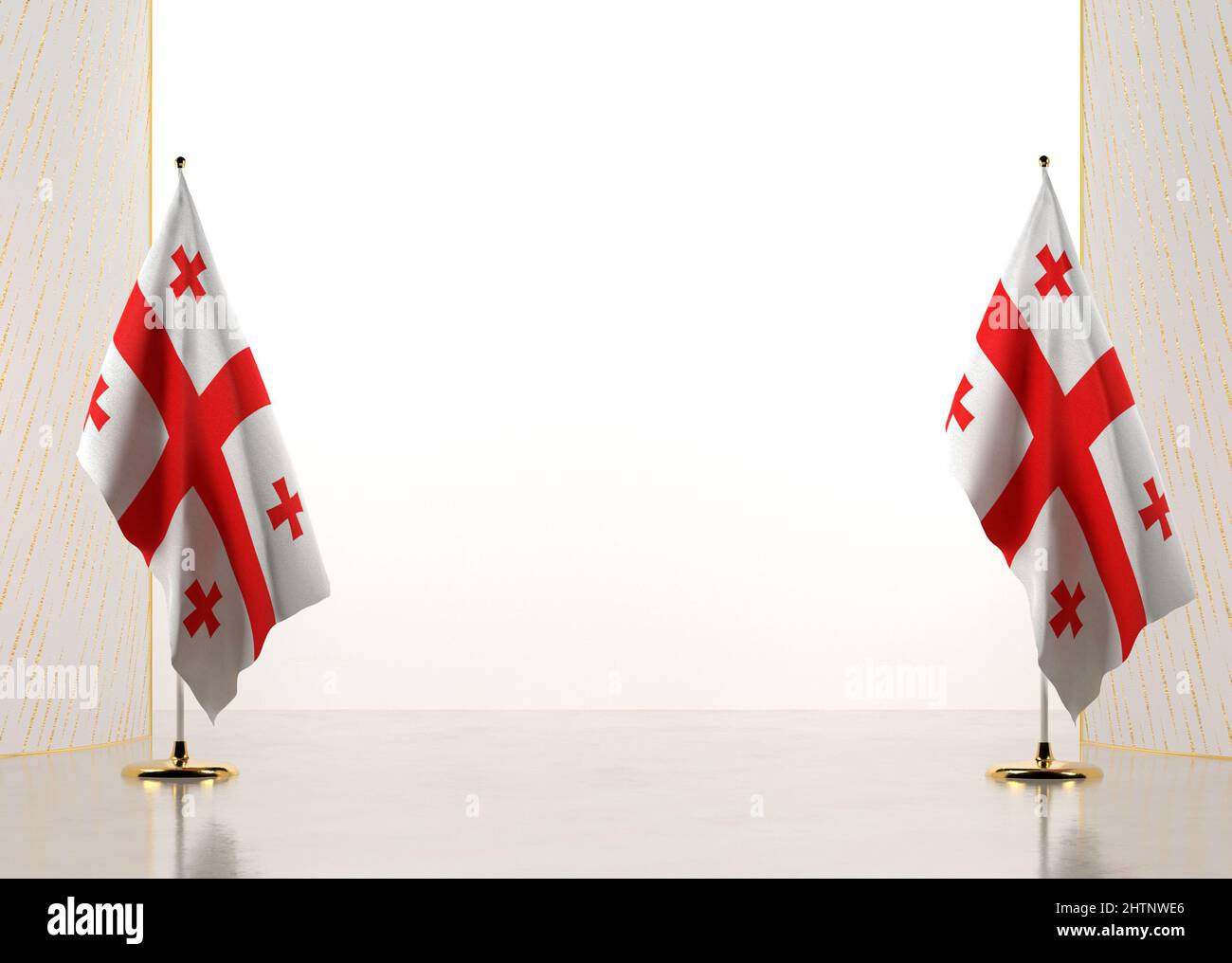 Border made with Georgia national flag. Template elements for your ...