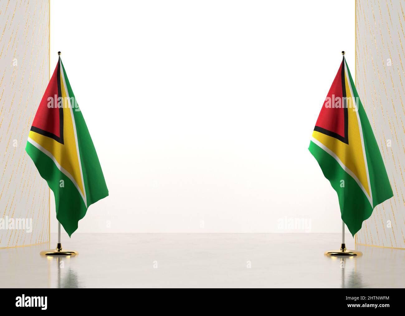 Abstract flag guyana made hi-res stock photography and images - Alamy
