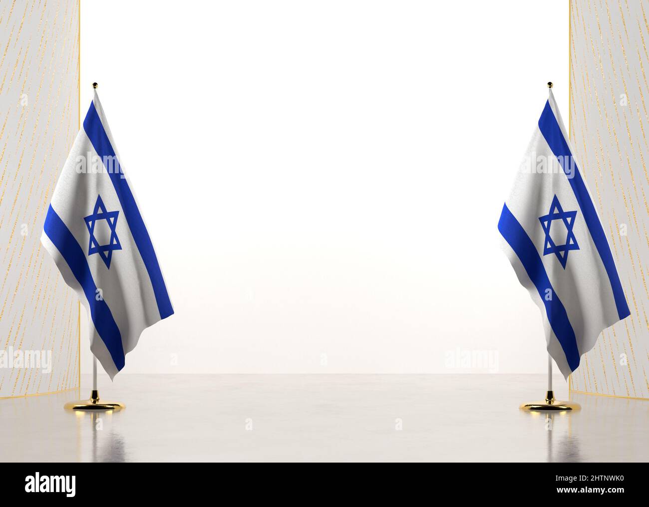 Border made with Israel national flag. Template elements for your ...