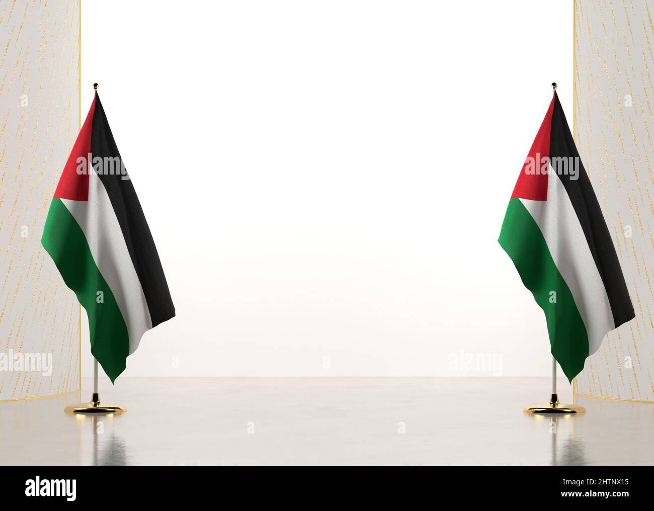 Border made with Palestine national flag. Template elements for your ...