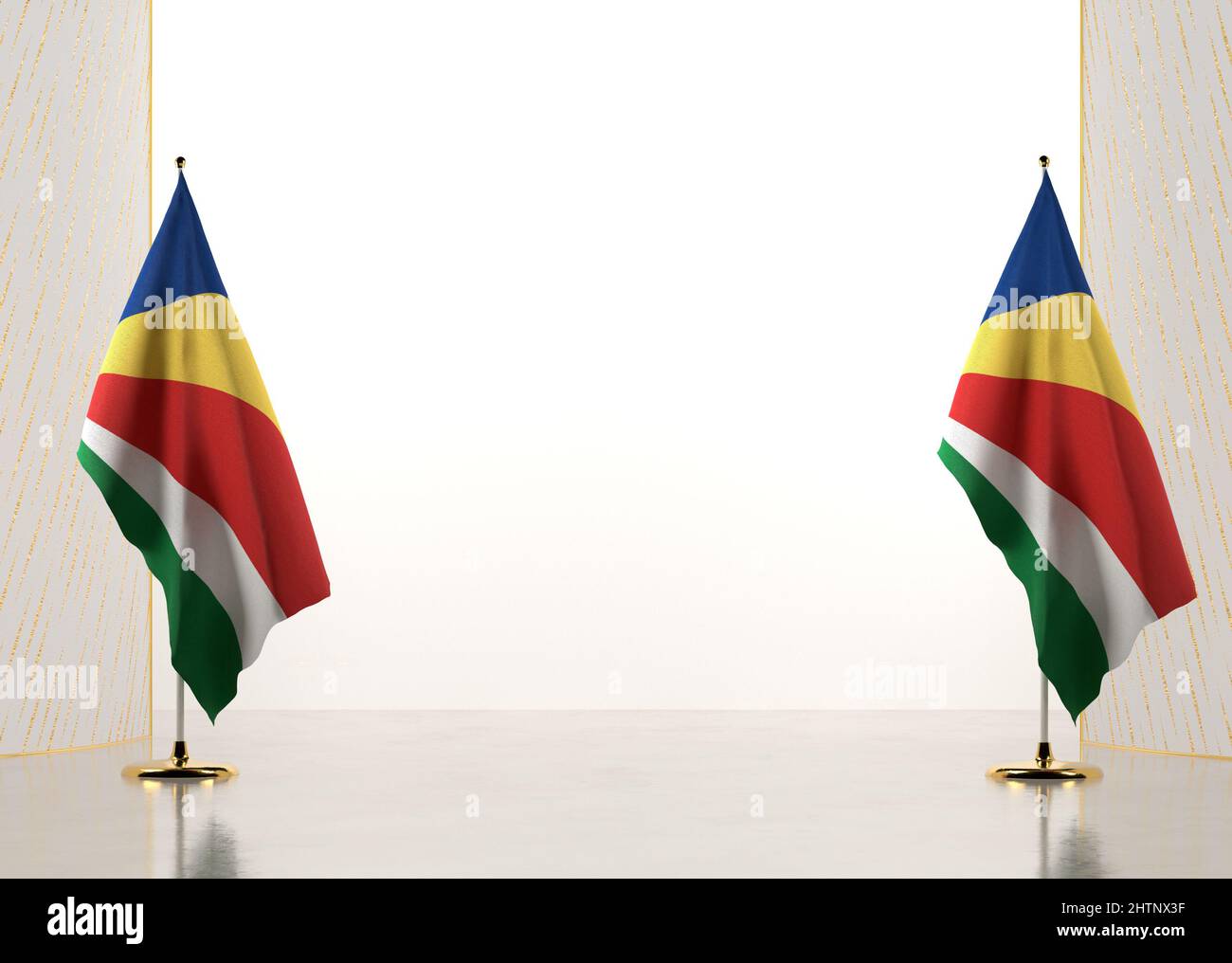 Border made with Seychelles national flag. Template elements for your ...