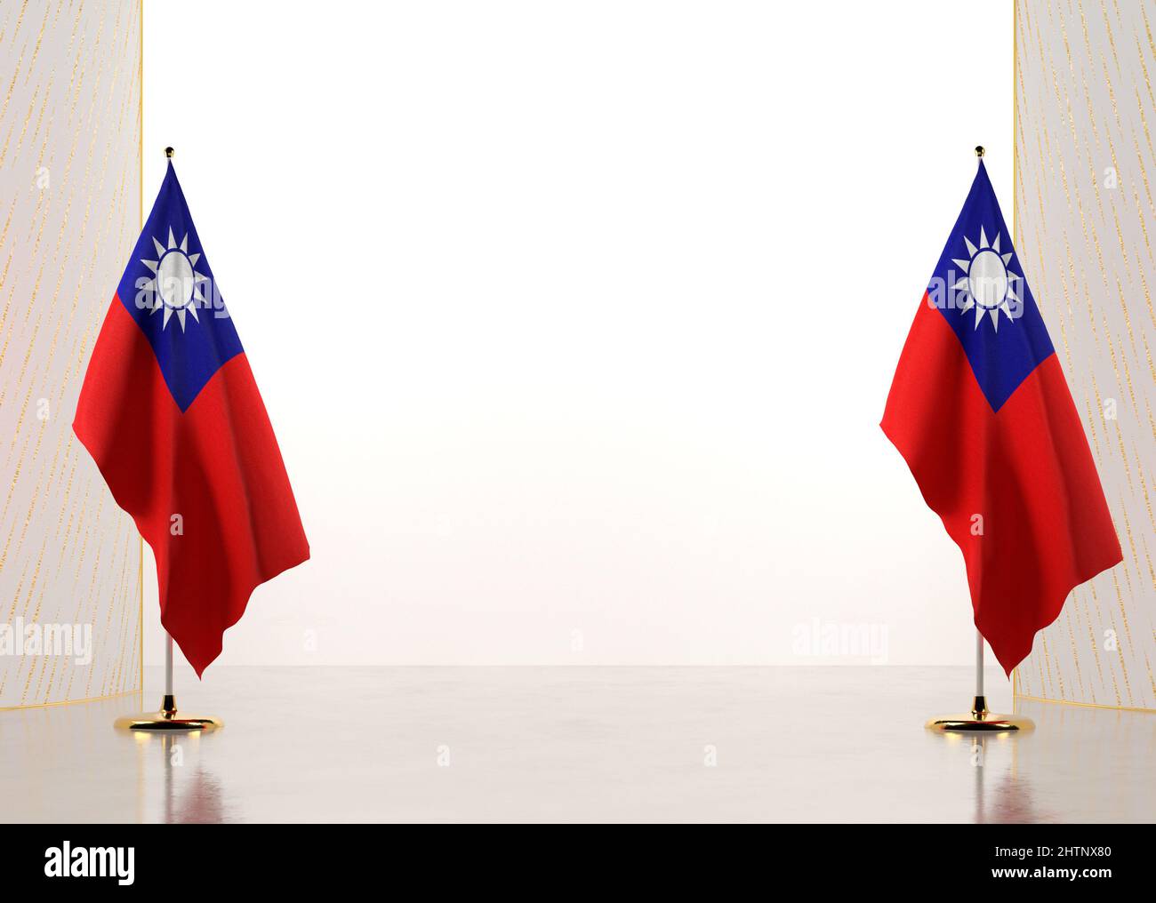 Border made with Taiwan national flag. Template elements for your ...