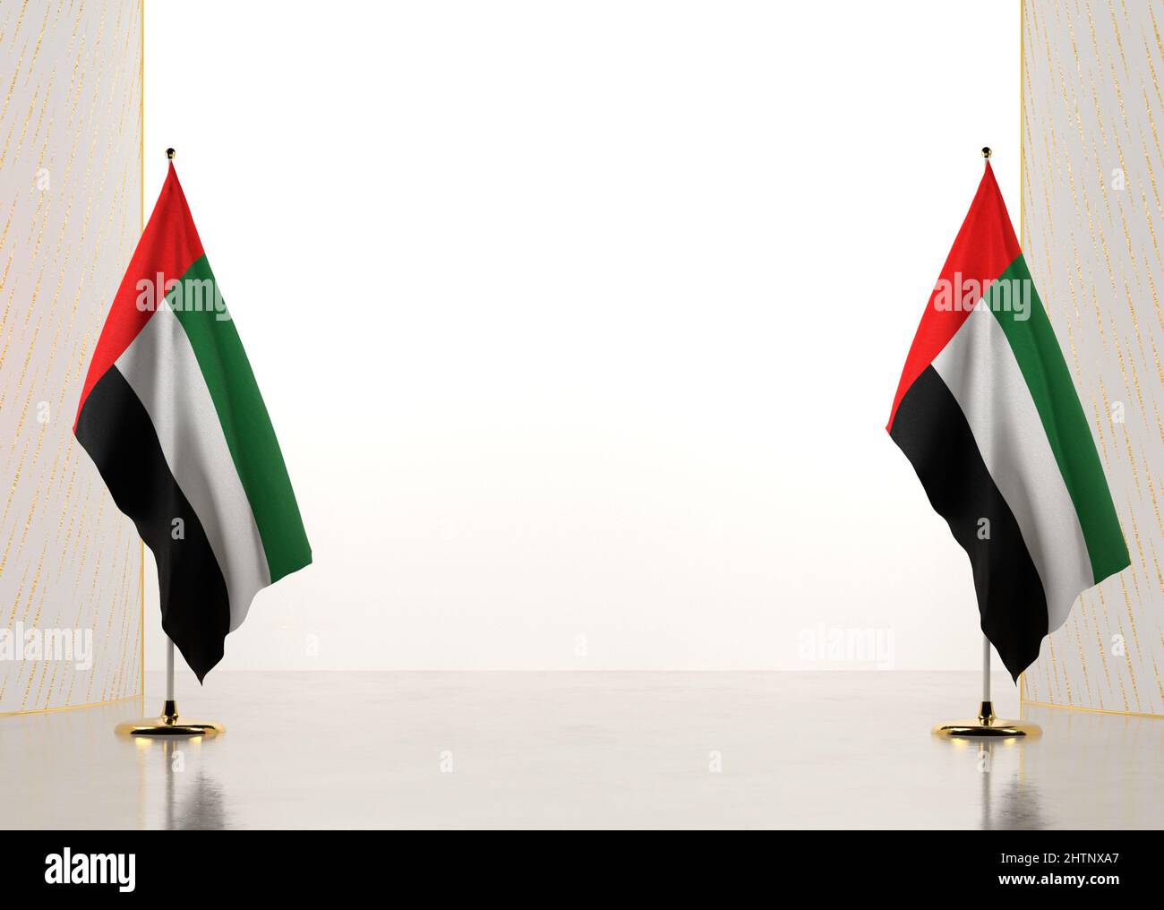 Border made with United Arab Emirates national flag. Template elements ...