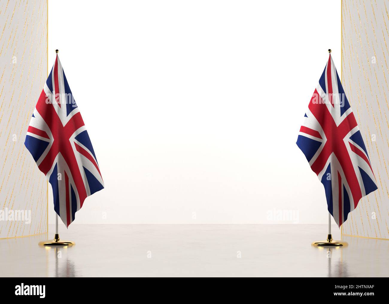 Border made with United Kingdom national flag. Template elements for ...