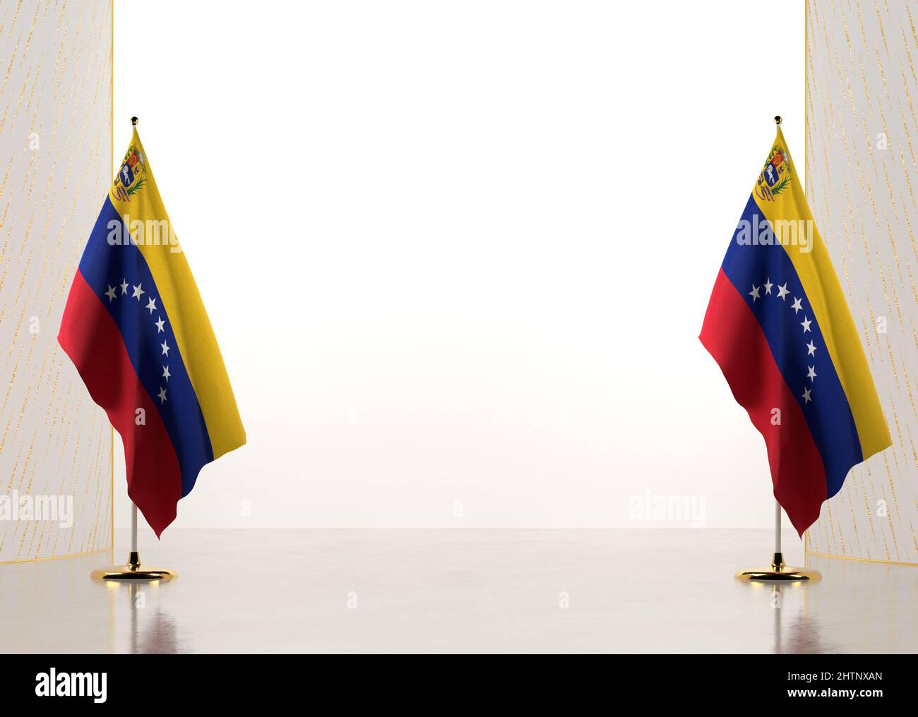 Border made with Venezuela national flag. Template elements for your ...