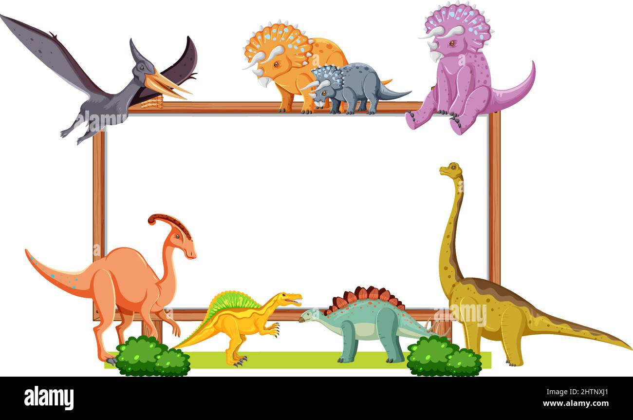 Dinosaur Page Border