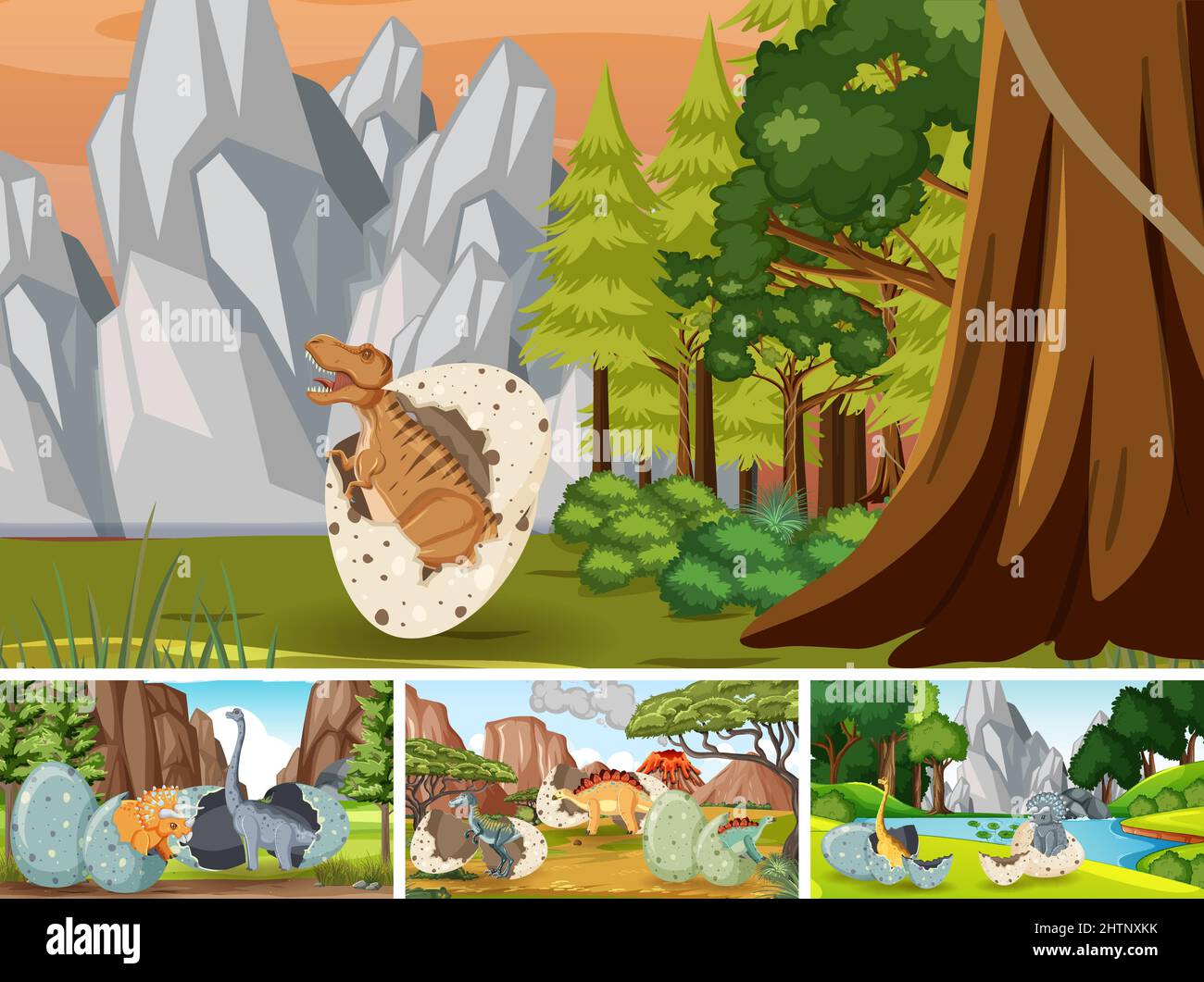 Dinosaurs hatching hi-res stock photography and images - Alamy