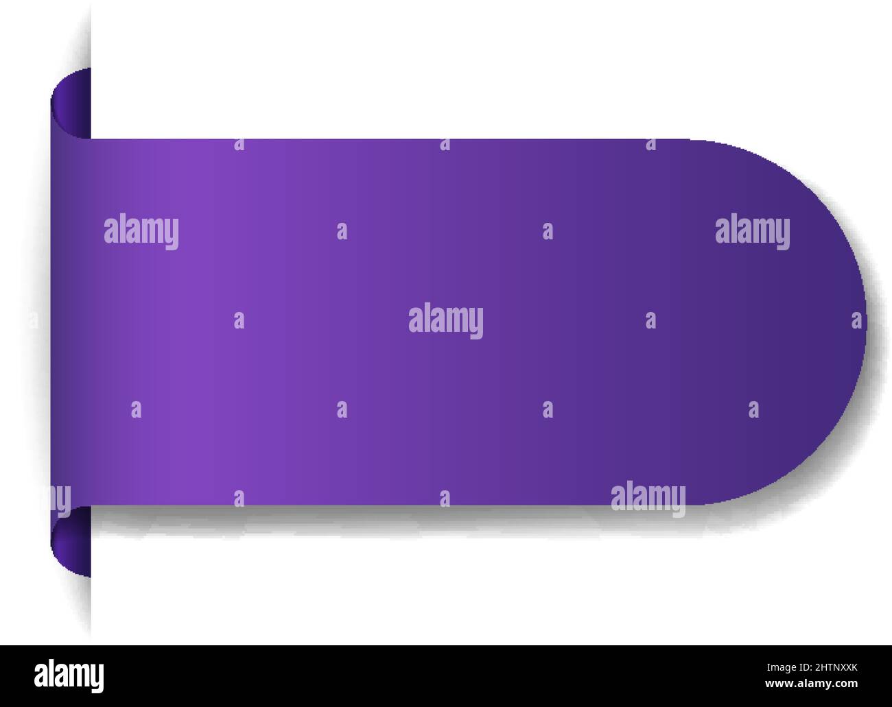 Violet banner design on white background illustration Stock Vector ...
