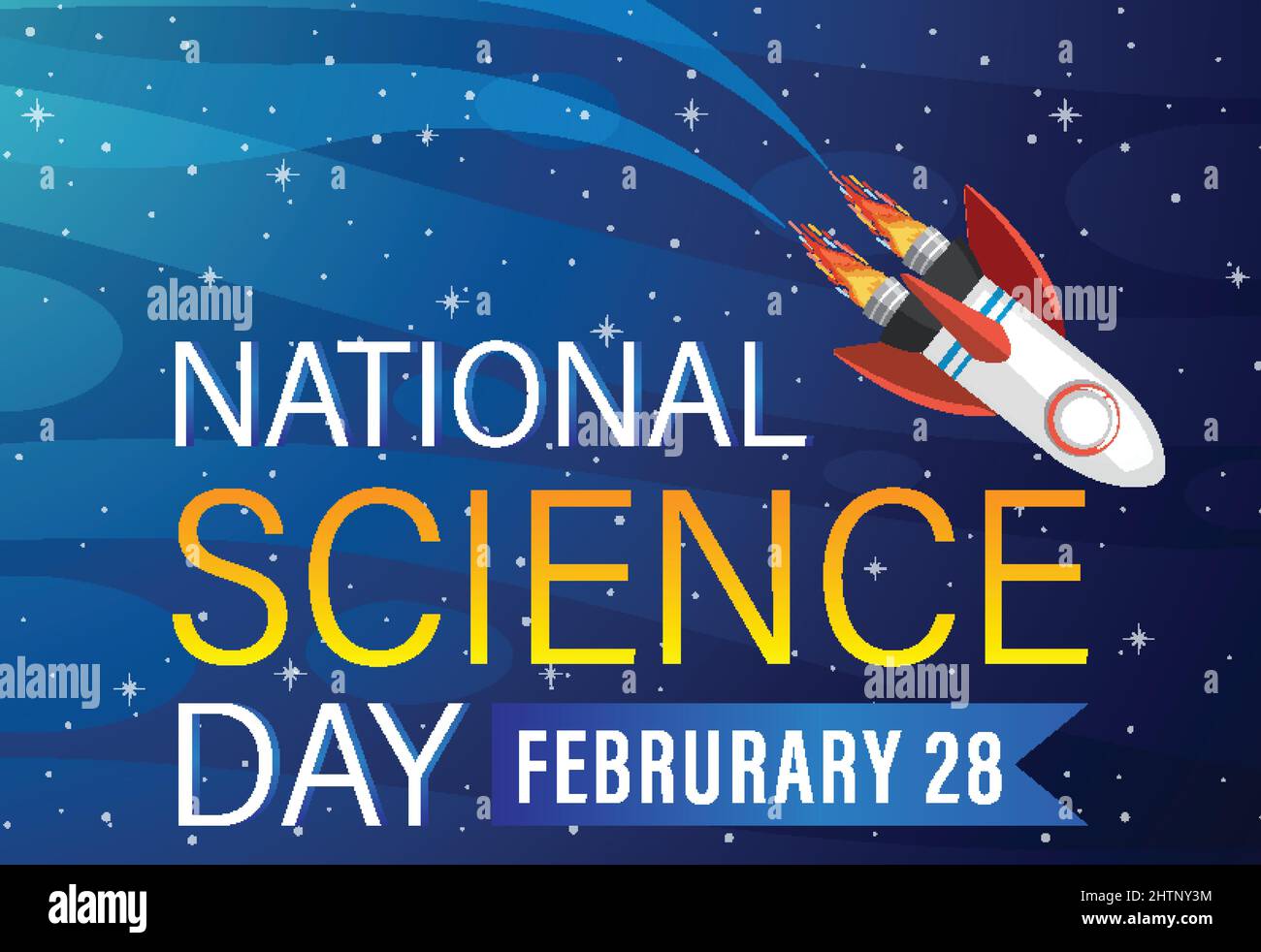 National Science day poster design illustration Stock Vector Image ...
