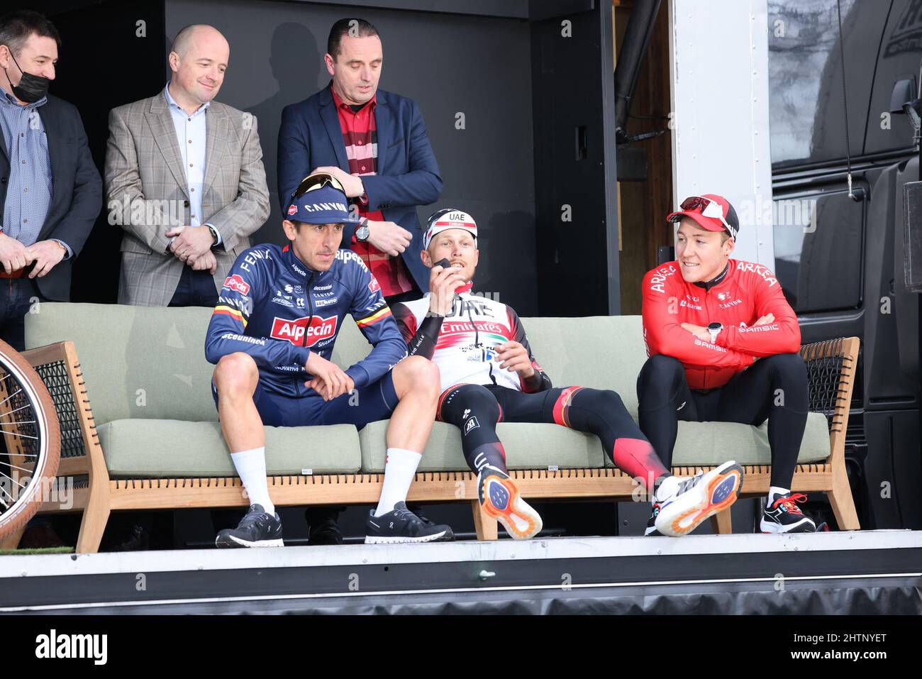 Dries de Bondt Alpecin-Fenix and Matteo Trentin UAE Team Emirates and ...