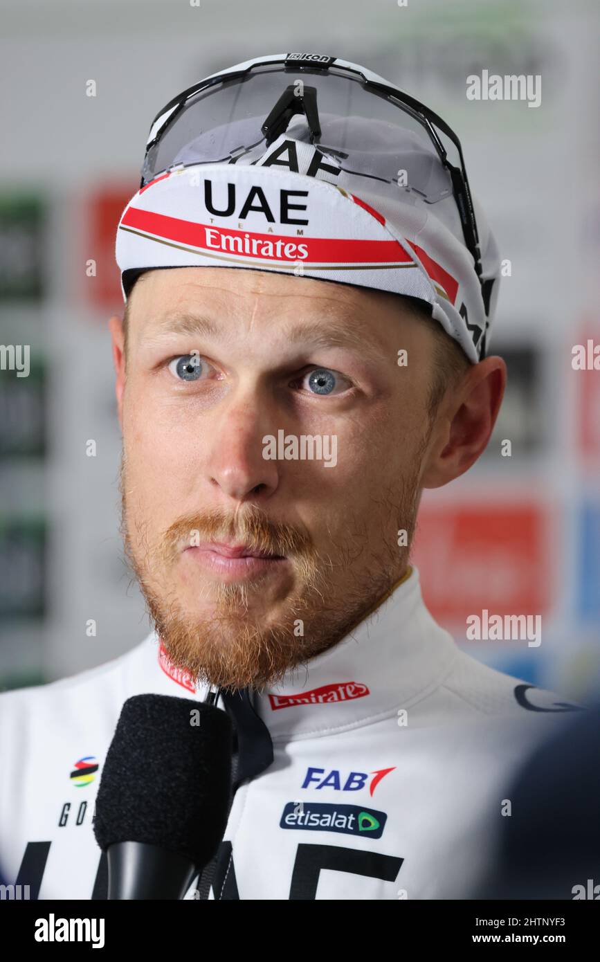 Matteo Trentin UAE Team Emirates during the GP Le Samyn 2022, Exterioo ...