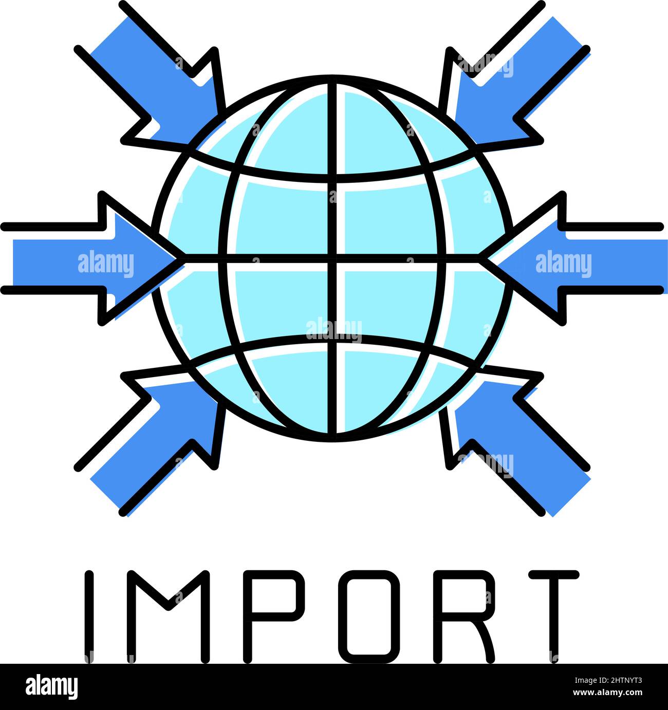 import transportation color icon vector flat illustration Stock Vector ...