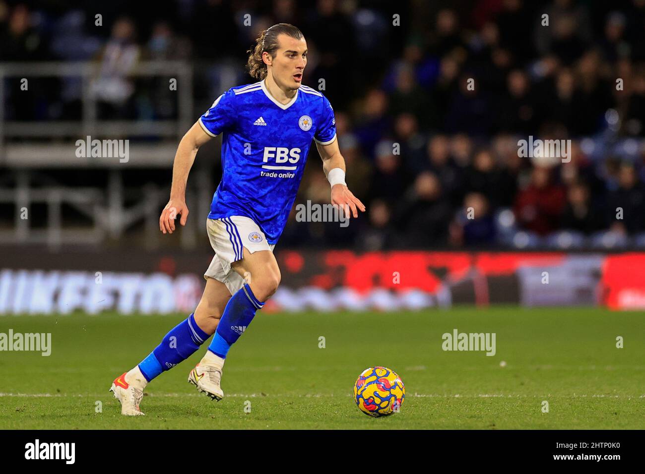 Caglar Soyuncu #4 of Leicester City runs with the ball Stock Photo - Alamy