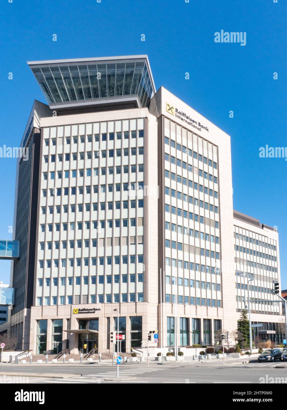 RBI. Raiffeisen Bank International. Headquarters in Vienna, Austria ...