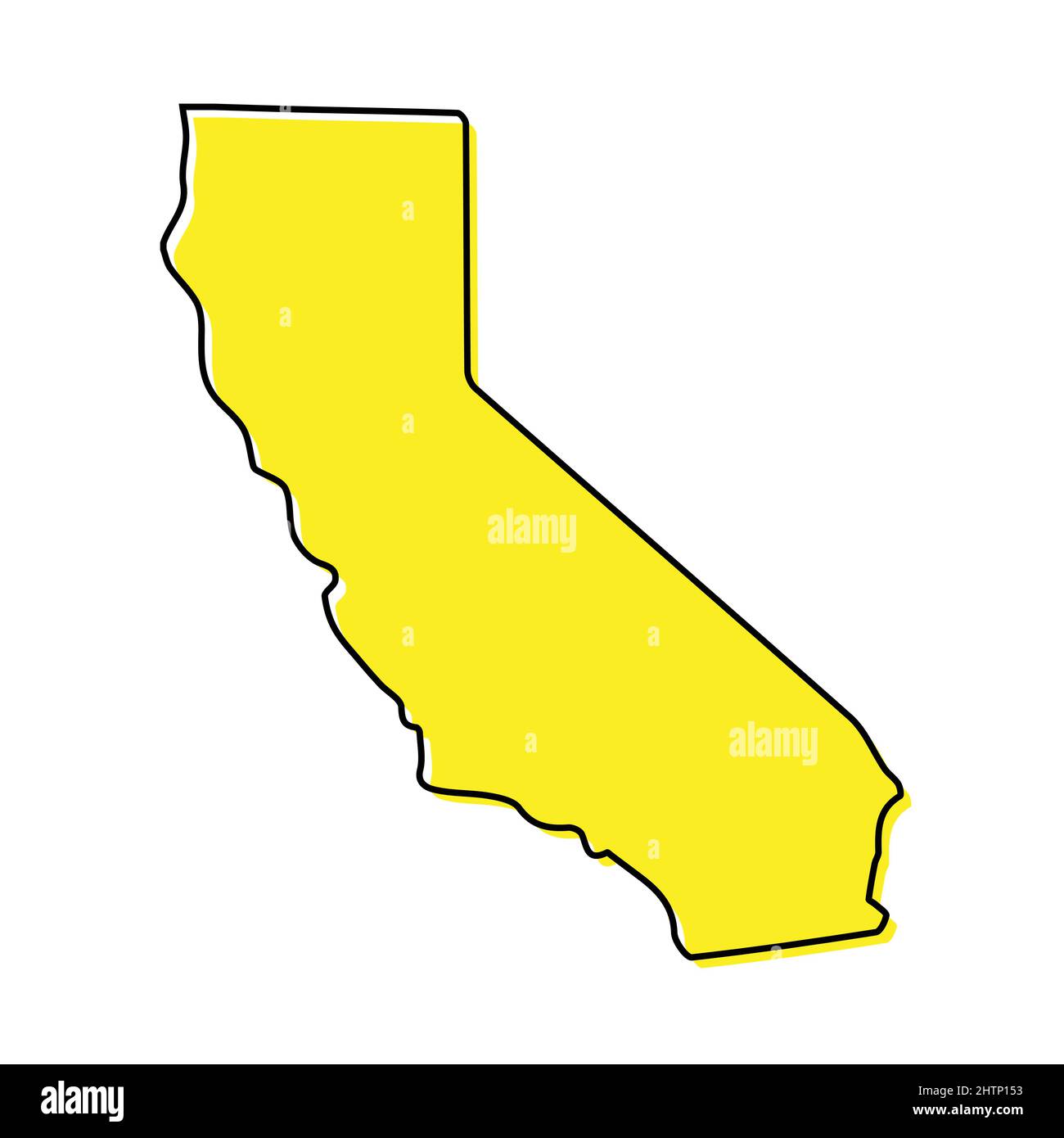 California State Map Outline 11,900+ California State Outline Stock