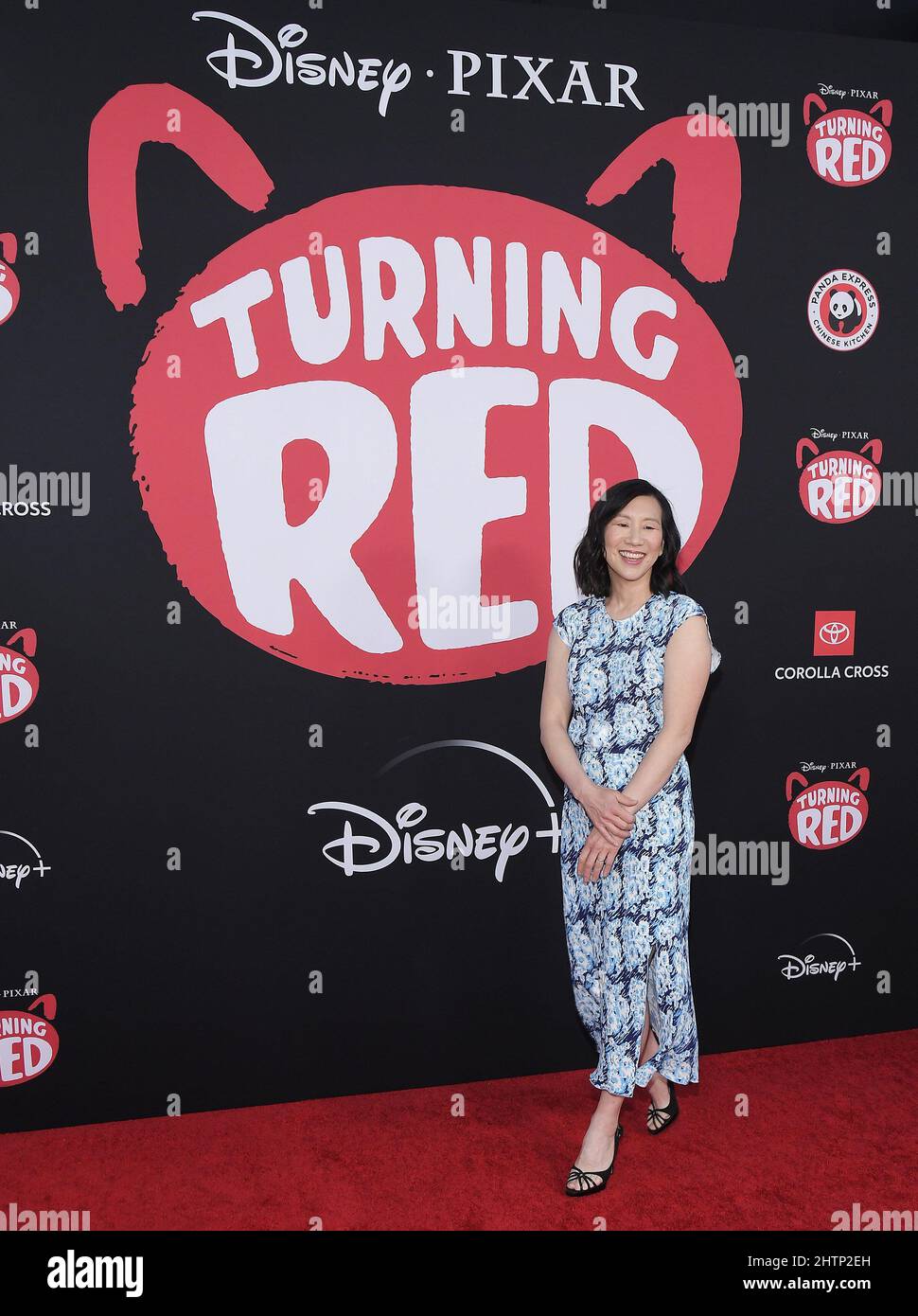 Julia Cho arrives at Disney's TURNING RED Los Angeles Premiere held at ...