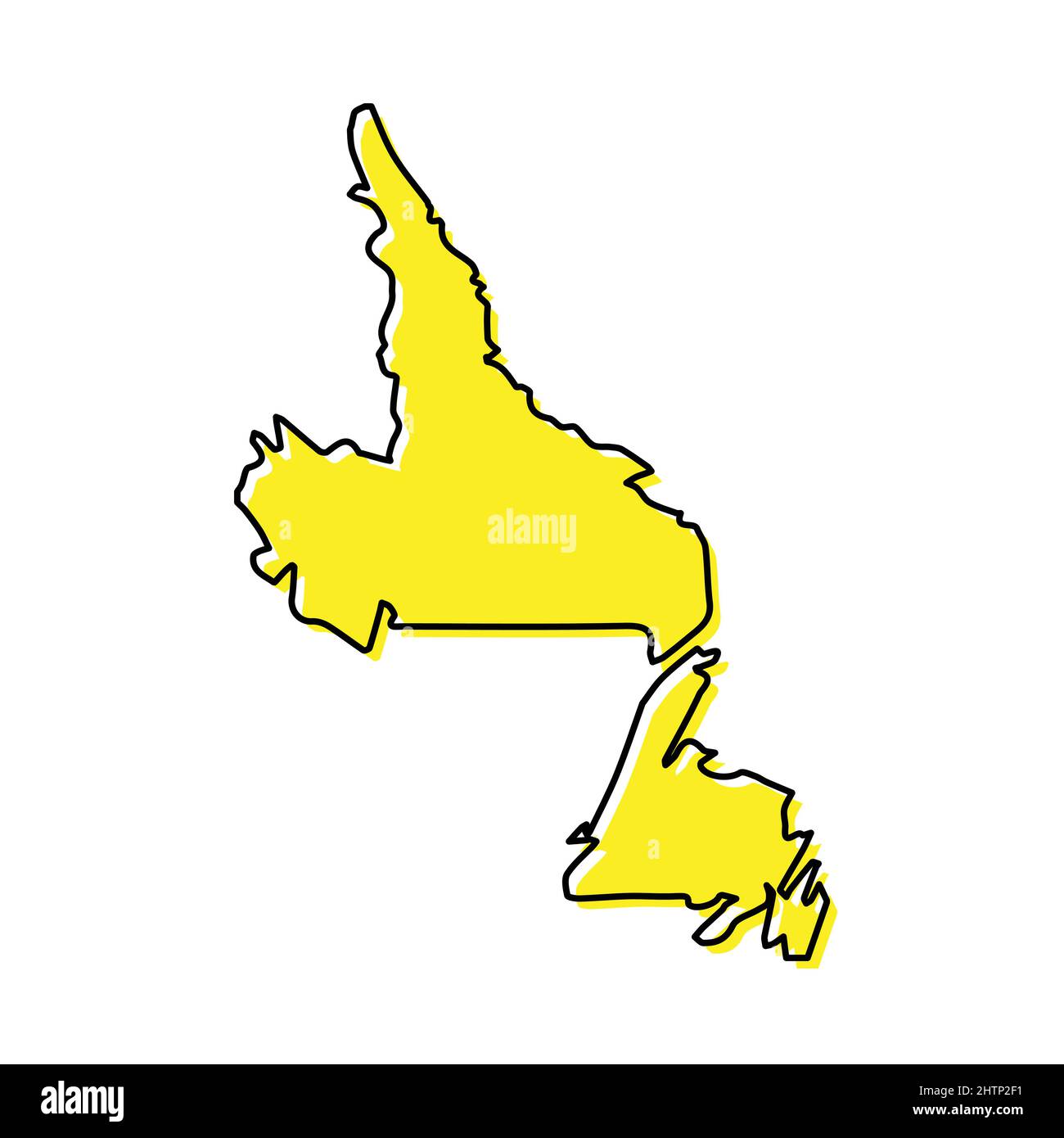 Newfoundland and labrador vector vectors Cut Out Stock Images ...