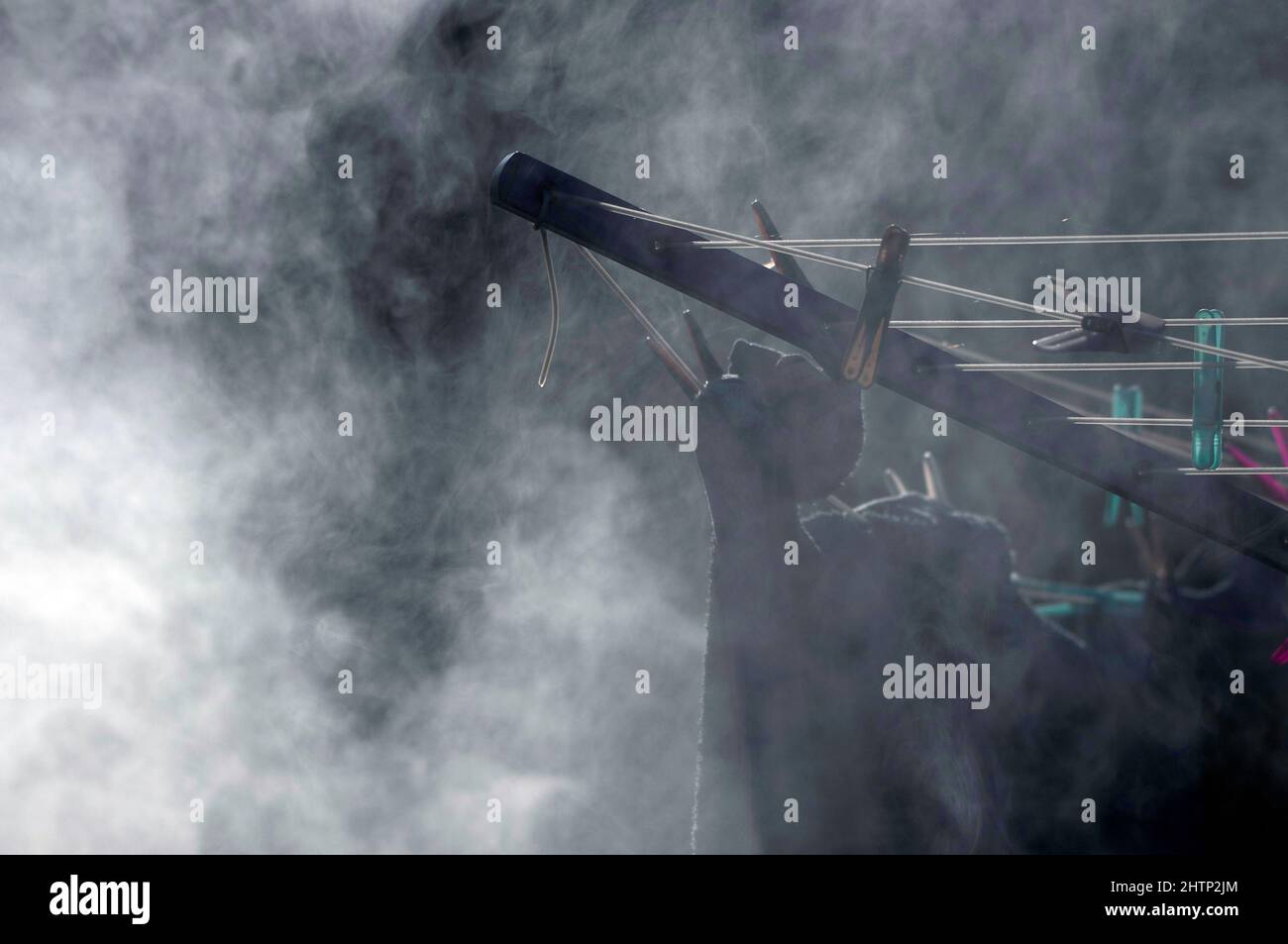 Smoke from burning clothes hi-res stock photography and images - Alamy