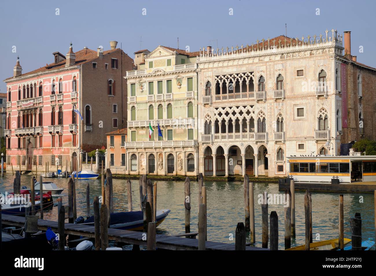 Ca' d'Oro Gallery along the grand Canal in Venice Stock Photo - Alamy