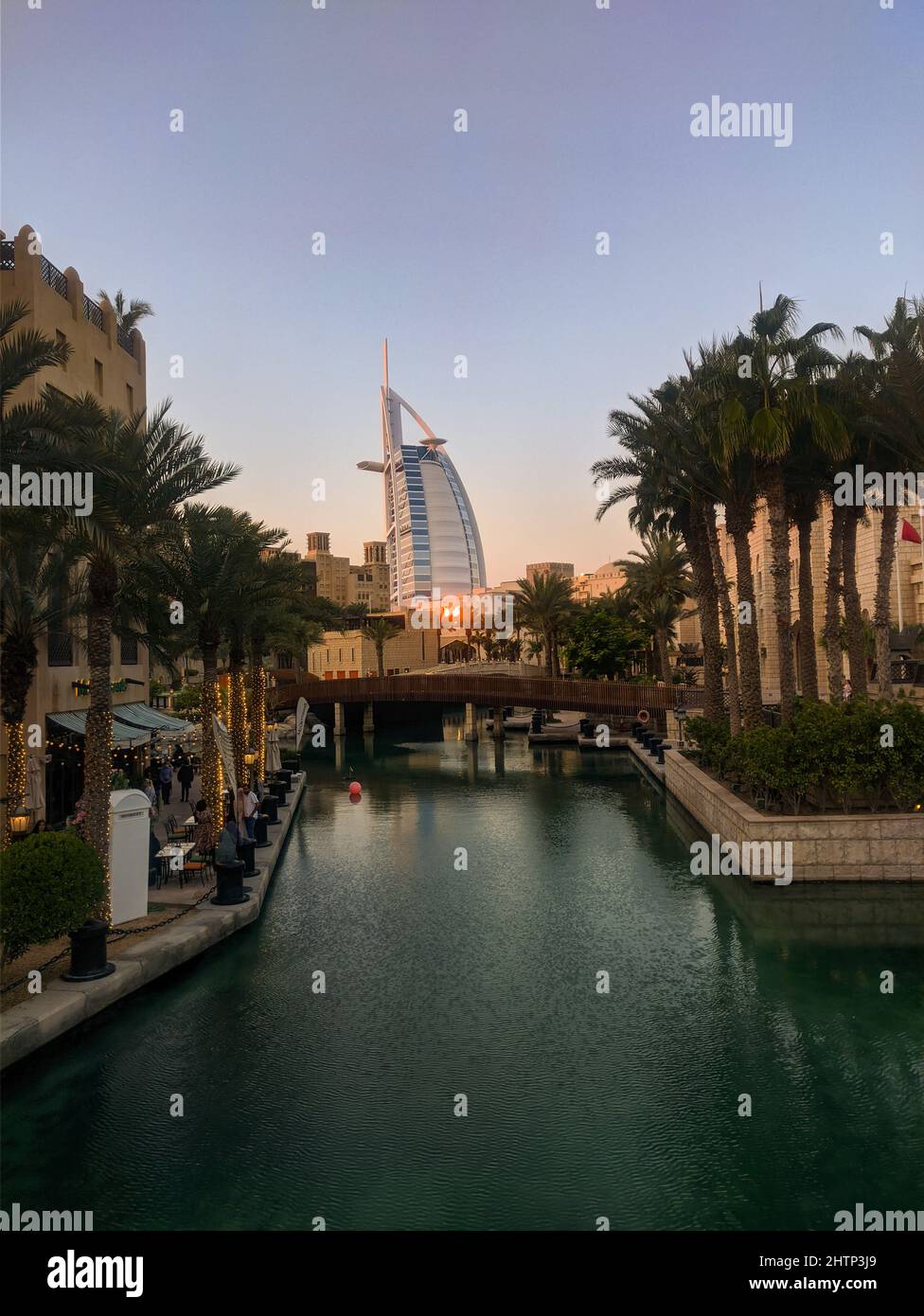 View at the Burj Al Arab Stock Photo - Alamy