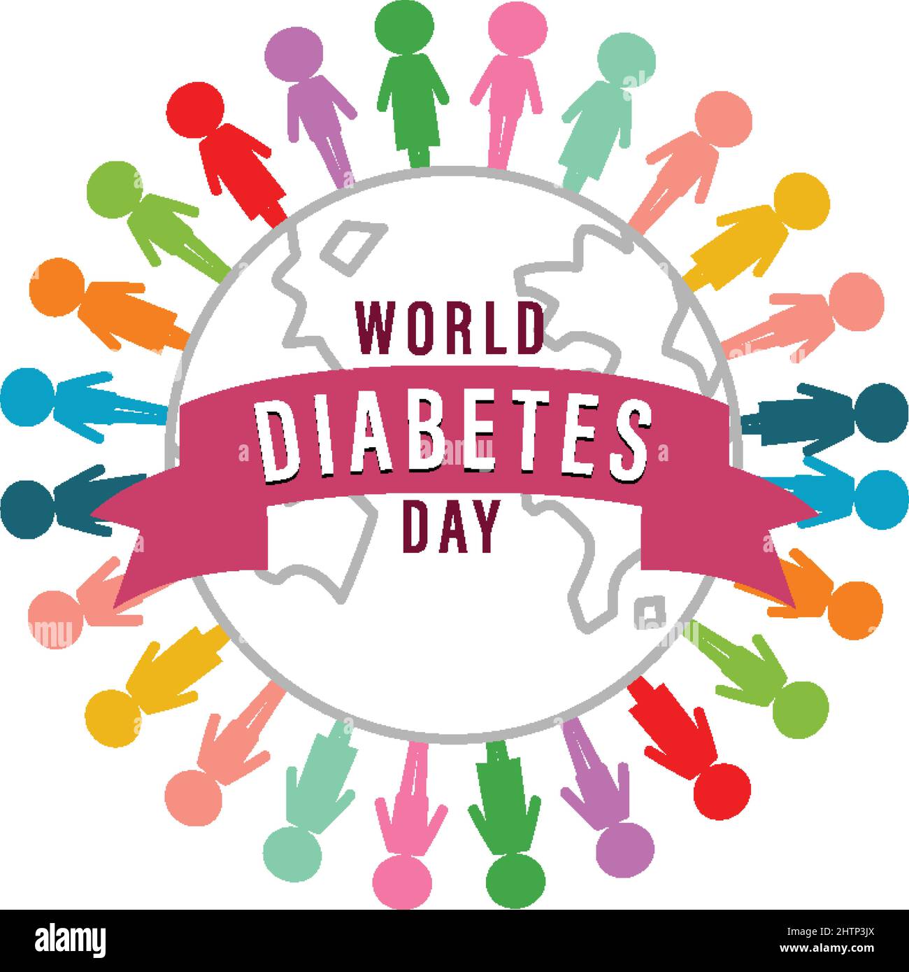 Poster design for world diabetes day illustration Stock Vector Image ...