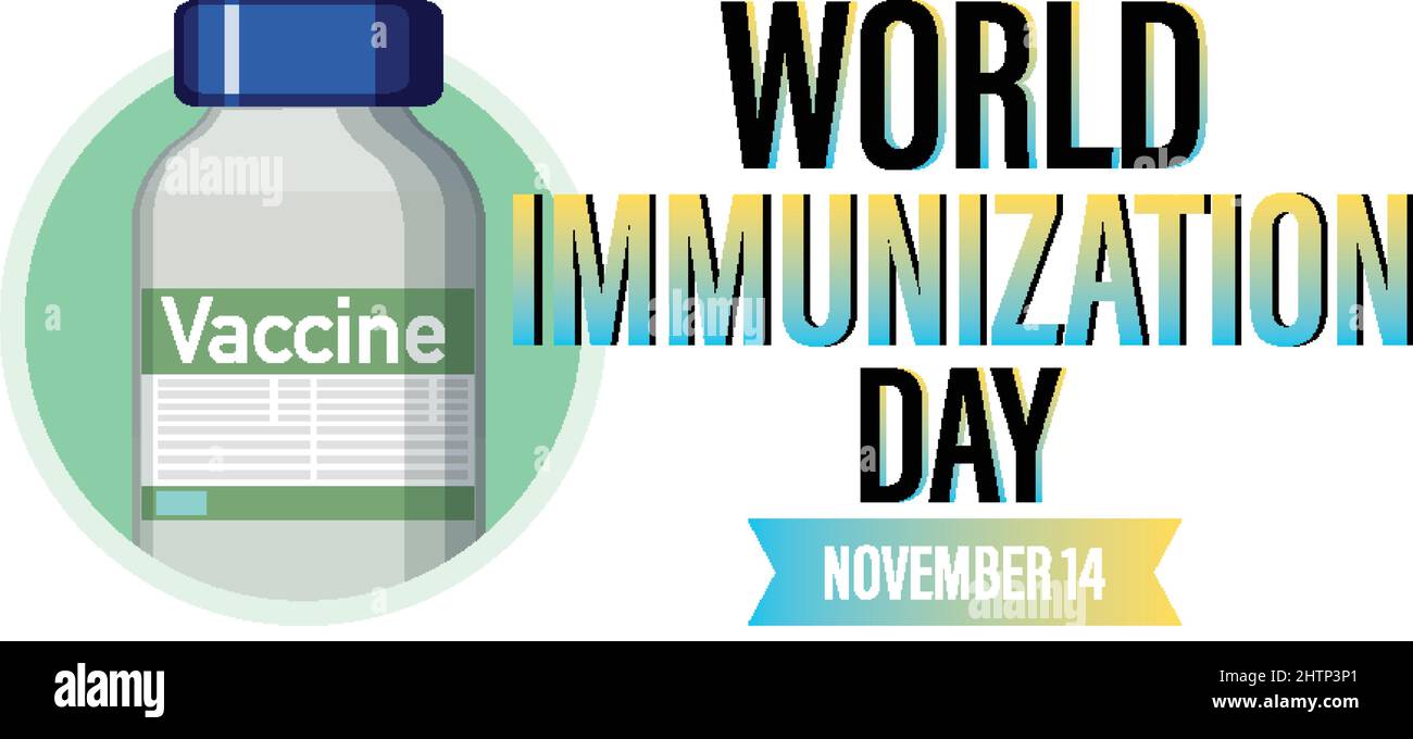 World immunization day banner design illustration Stock Vector Image ...