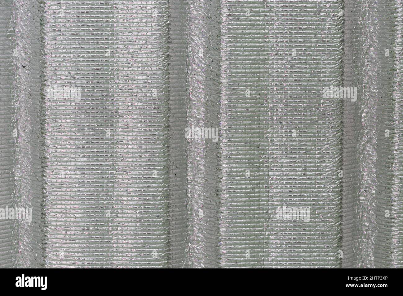 Silver Heat insulation material texture background Stock Photo - Alamy