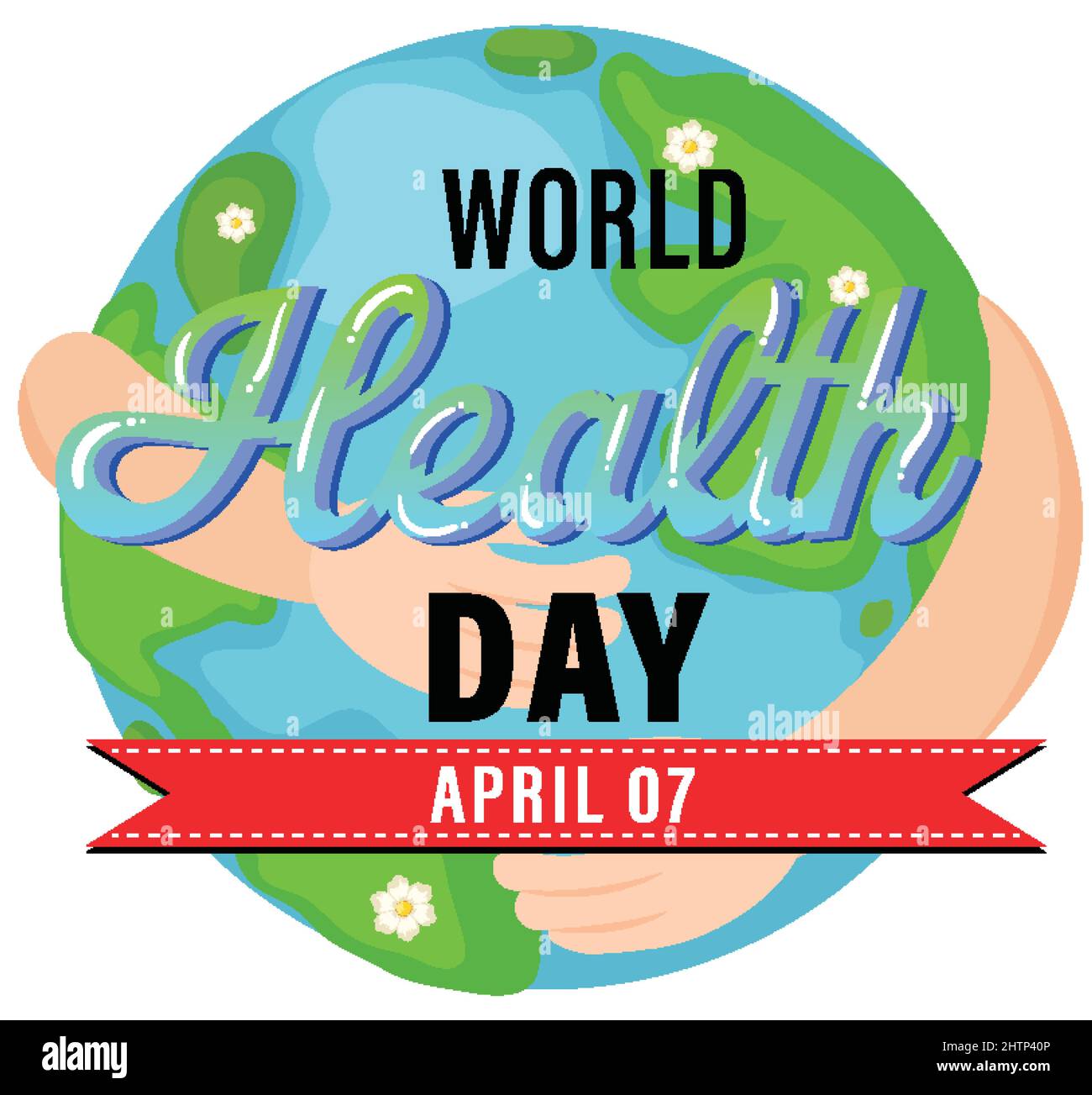 Poster design for world health day illustration Stock Vector Image ...