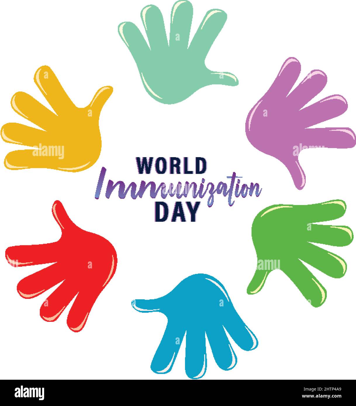 Poster design for world immunization day illustration Stock Vector ...