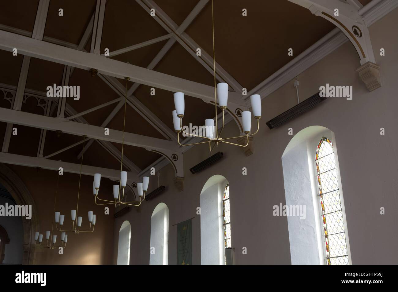 St. David`s Church, Newbold-on-Stour, Warwickshire, England, UK Stock ...