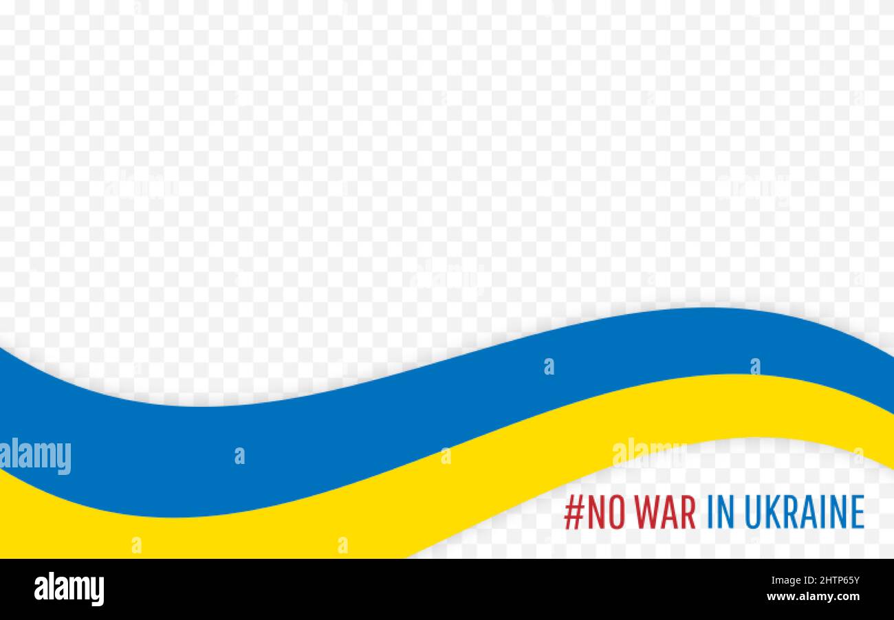 Ukraine flag on transparent bakground. Vector illustration Stock Vector ...