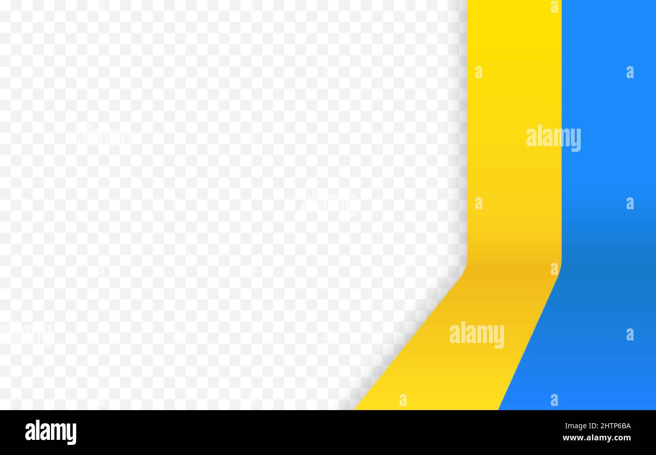 Ukraine flag on transparent bakground. Vector illustration Stock Vector ...