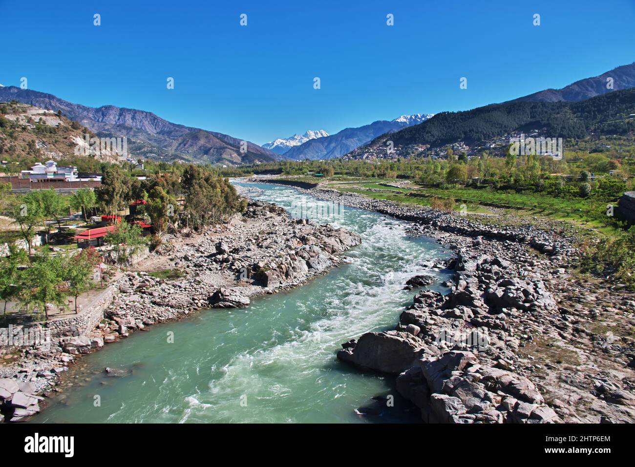 Swat river in the valley of Himalayas, Pakistan Stock Photo - Alamy