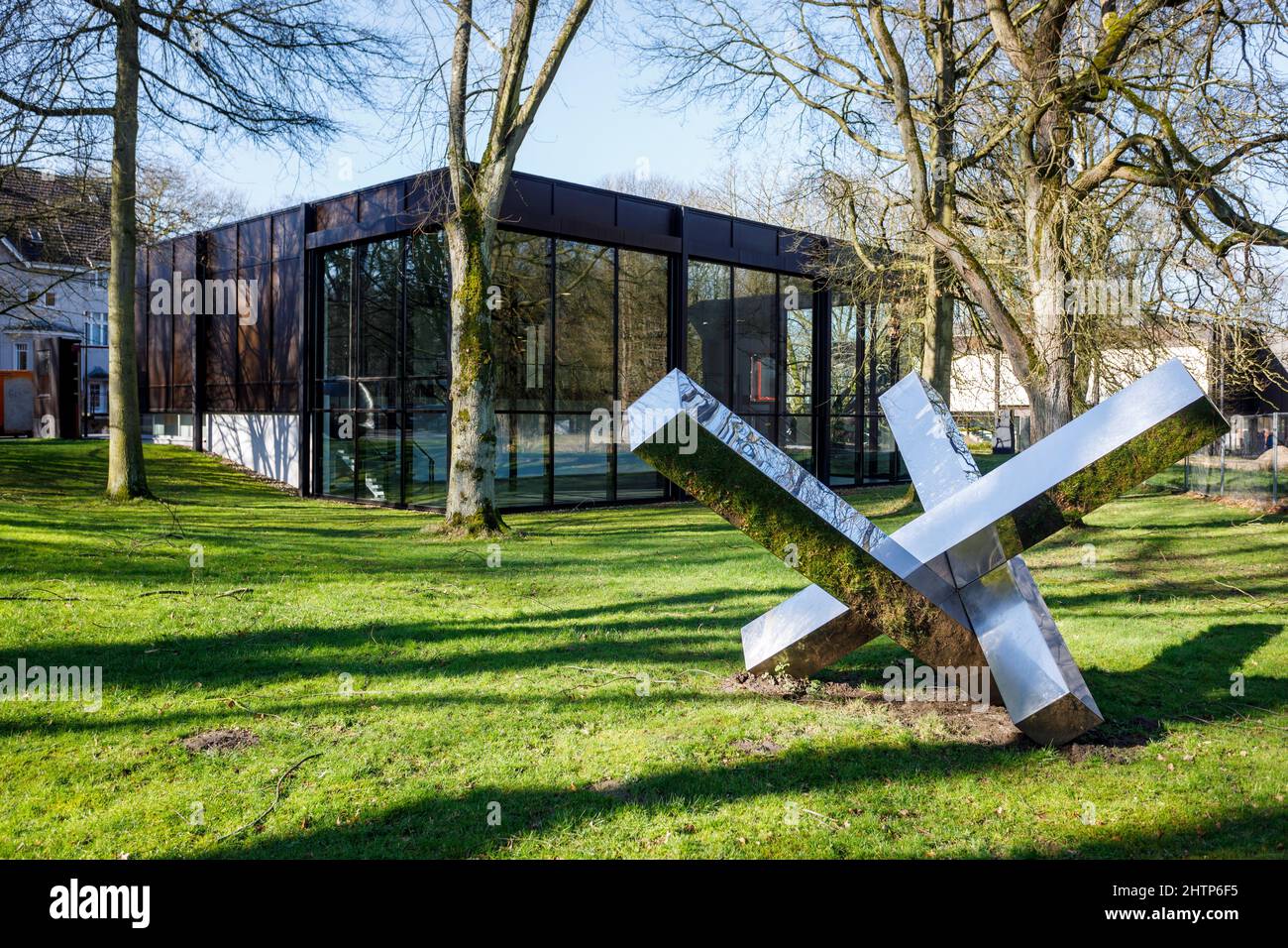 Josef Albers Museum Square, Bottrop in the city garden Stock Photo - Alamy
