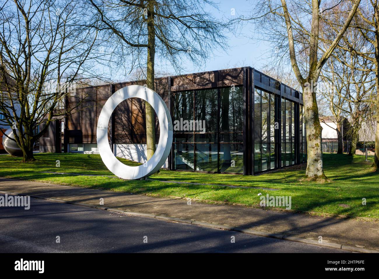 Josef Albers Museum Square, Bottrop in the city garden Stock Photo - Alamy