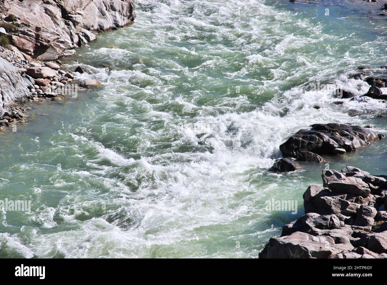 Swat river in the valley of Himalayas, Pakistan Stock Photo - Alamy